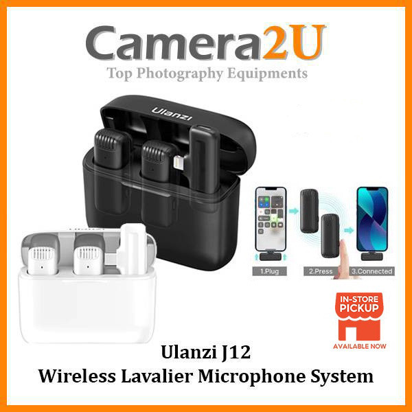 Ulanzi J12 Wireless Lavalier Microphone System for Smartphone | Shopee ...