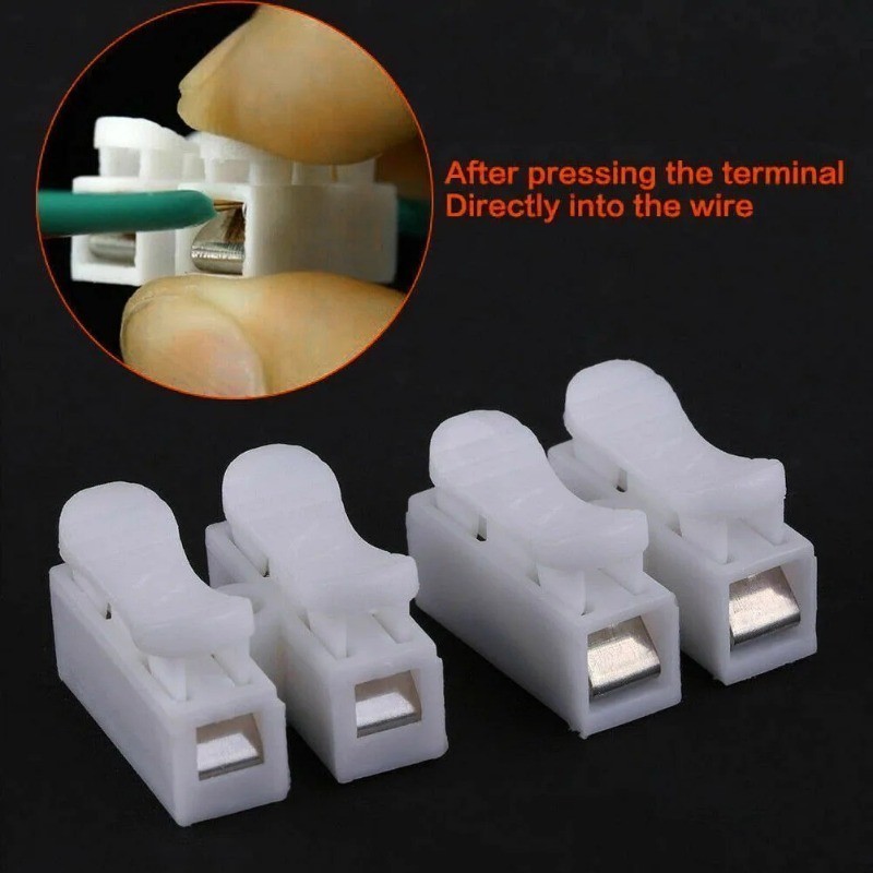 Pins Electrical Cable Connectors - 20pcs Quick Connecting Terminal ...