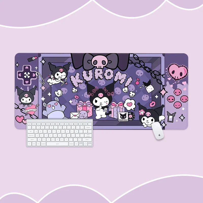 Kuromi Mouse Pad Deskmat Mousepad Anime Mat Gamer Computer Accessories ...