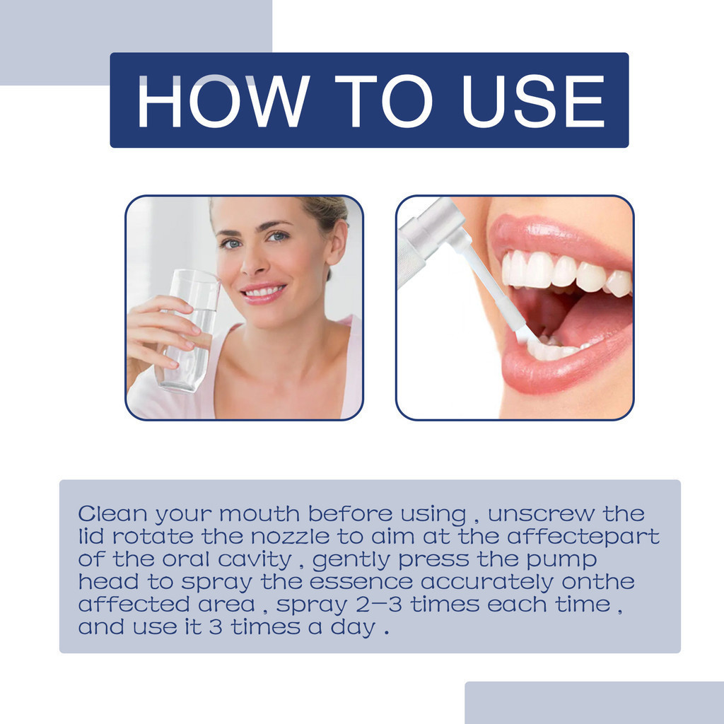 Tooth Pain Relief Spray Teeth Decay Remover Periodontitis Cleaner ...