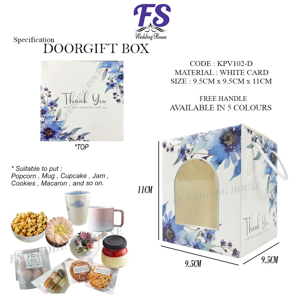 10PCS - Doorgift Box/Doorgift Kahwin Souvenir/Doorgift Kotak Kosong ...
