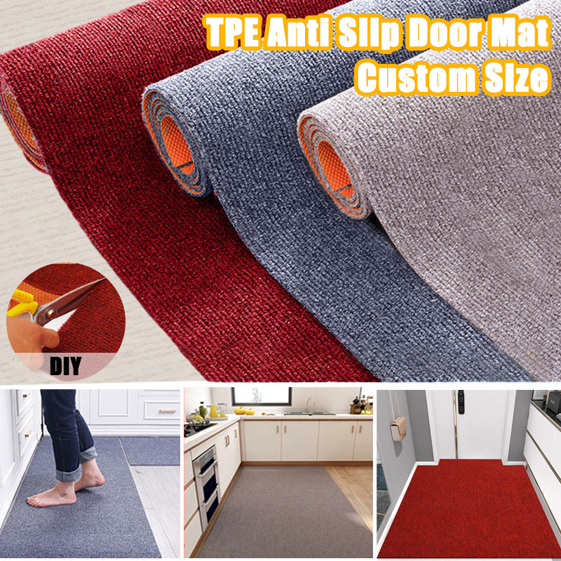 🔥Free Shipping🔥Thin Floor Mat Entrance Door Mat TPE Anti Slip Carpet ...