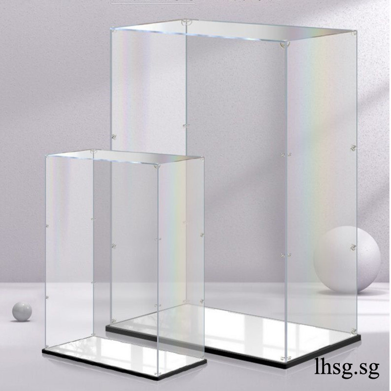 LHSG Acrylic Display Box Large Size Transparent Dust Cover Display Box ...
