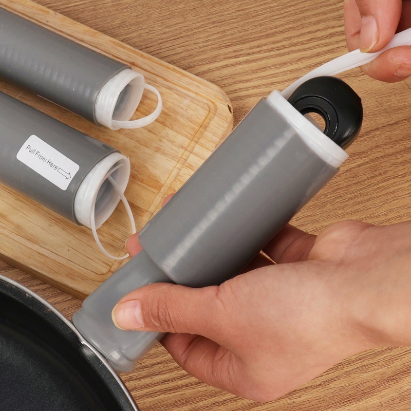 Anti-scalding Stainless Steel Pot Handle Silicone Sleeve Wok Handle ...