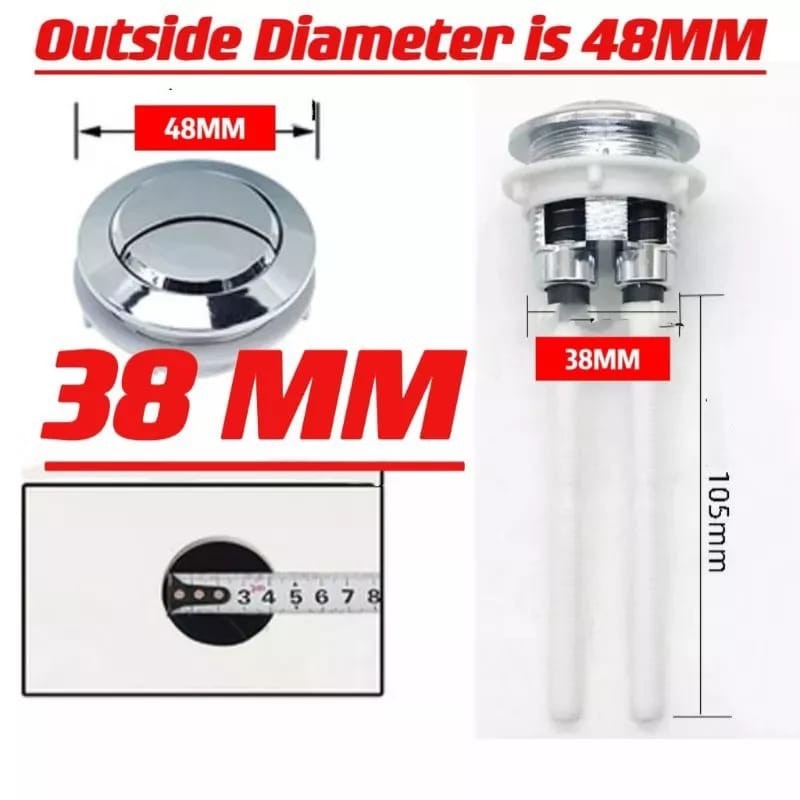 0034 50MM Full Set Toilet Water Tank Valve Toilet Water Tank Flush ...