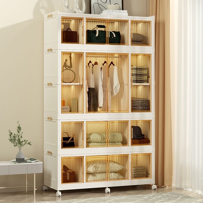 Storage Wardrobe Storage Cabinet Cabinet Household Baby Wardrobe ...