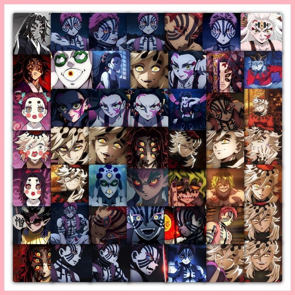 [GUYN] Sticker Demon Slayer (59 Sheets) Hakuji Winding Demon Sticker ...