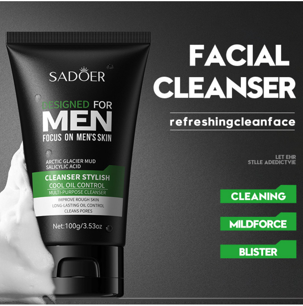 SADOER Designed For Men Focus On Men Cleanser Cool Oil Control Multi ...