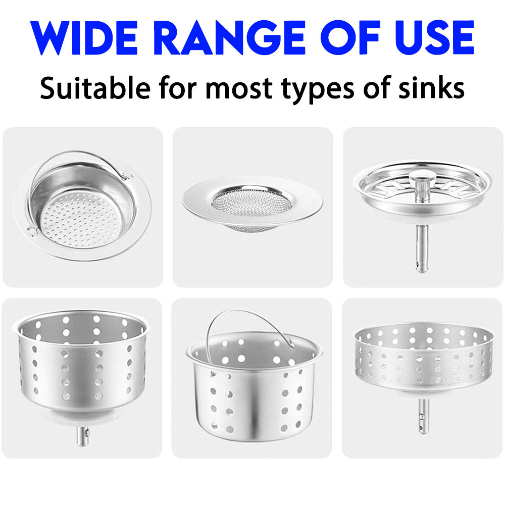 Worthbuy Sink Colander Bathroom Mesh Filter Strainer Drain Filter ...