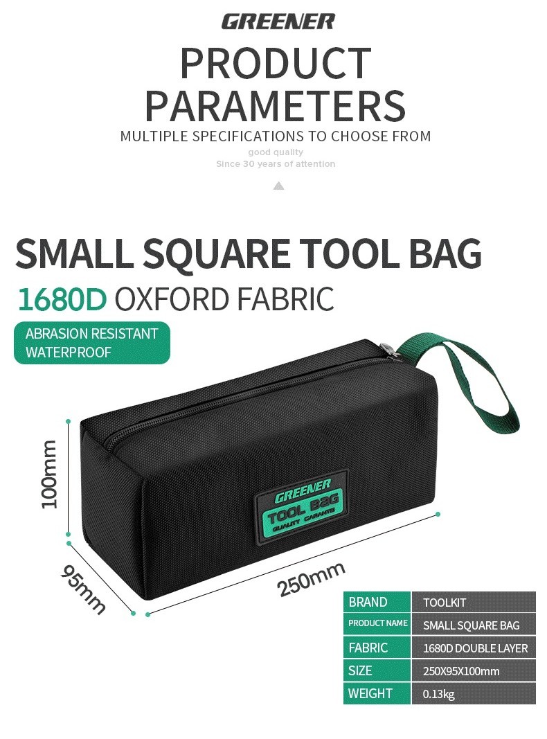 Greener Multi-Function Tool Bag Multi-Pocket Waterproof Anti-Fall ...