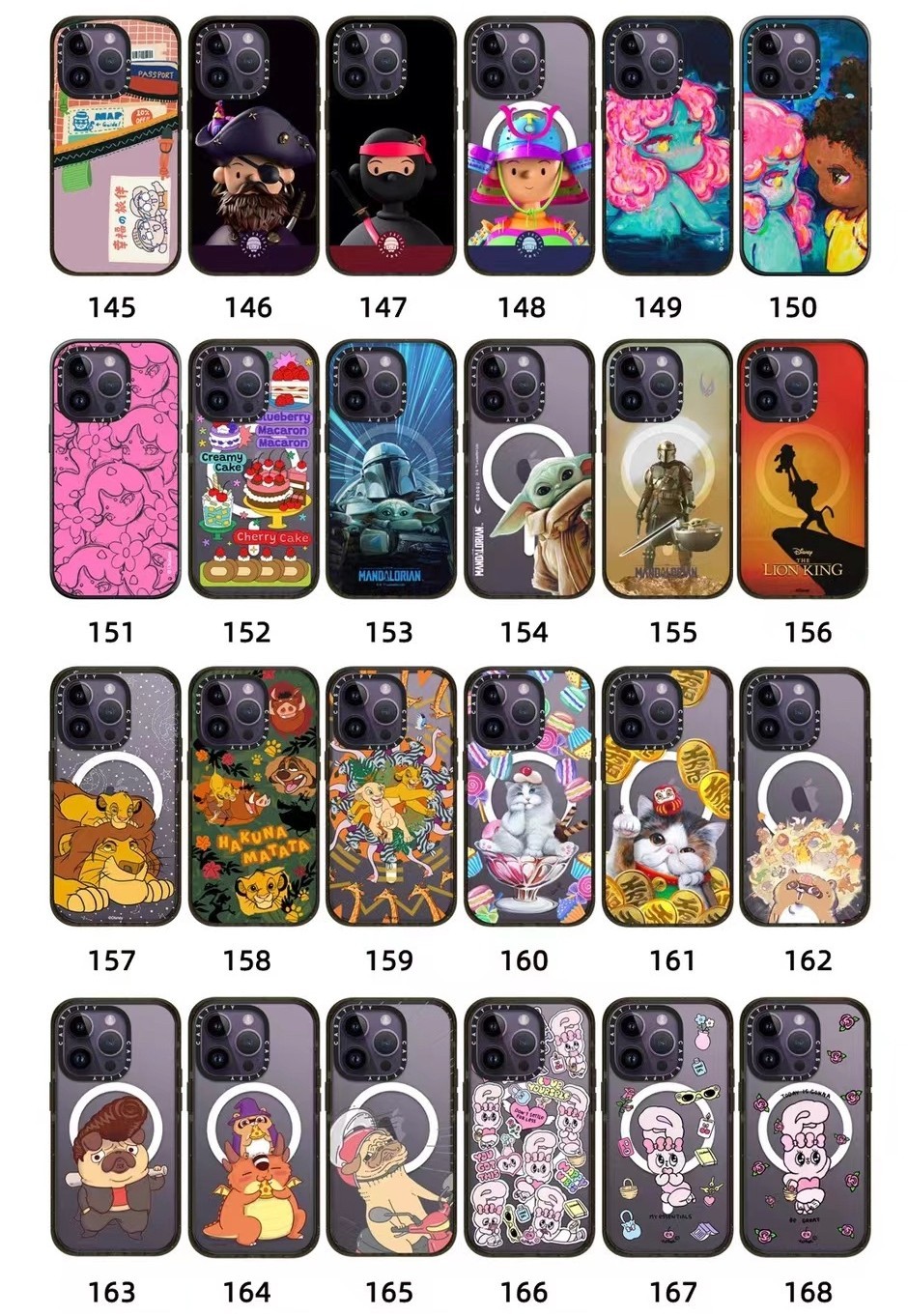 MUZIK Tiger Rabbit Clear Hard Impact Magnetic Casetify Phone Case for ...