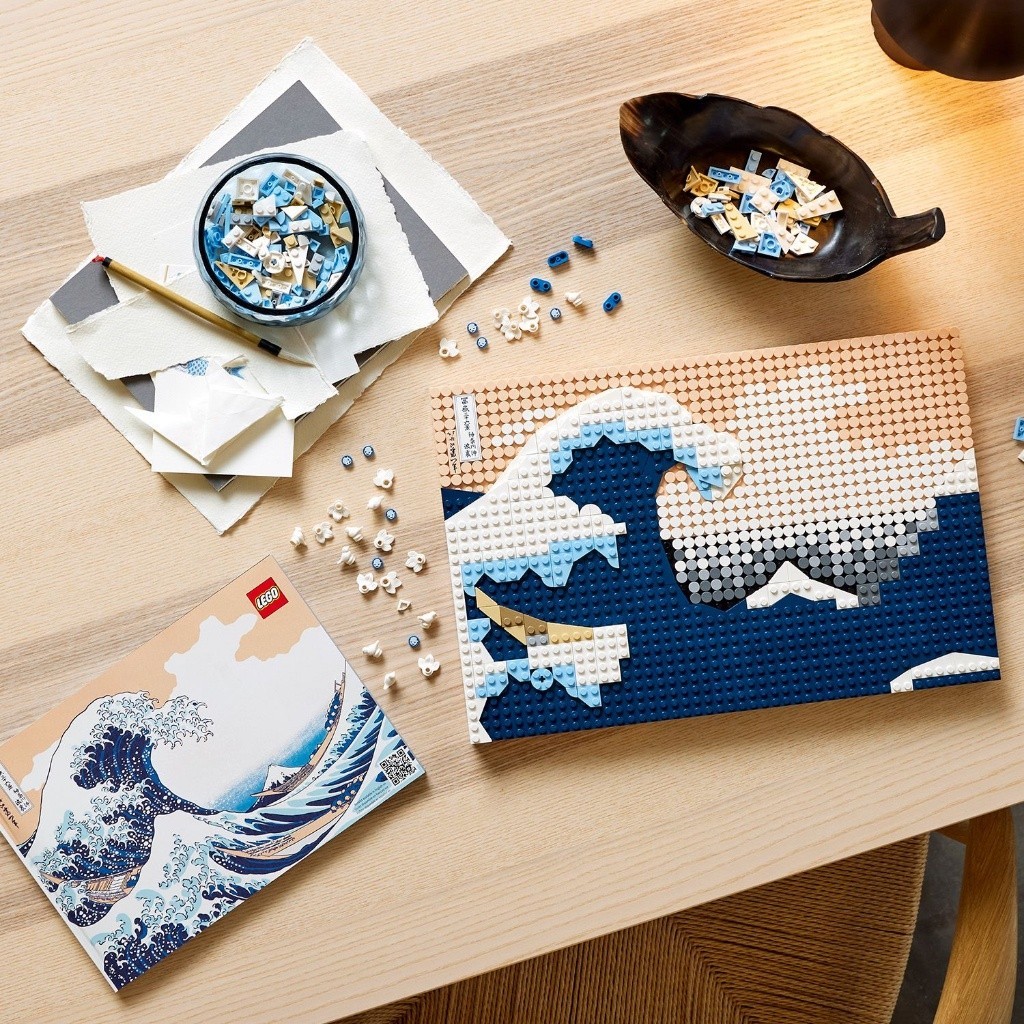 LEGO Art 31208 Hokusai – The Great Wave Building Toy (1,810 Pieces ...