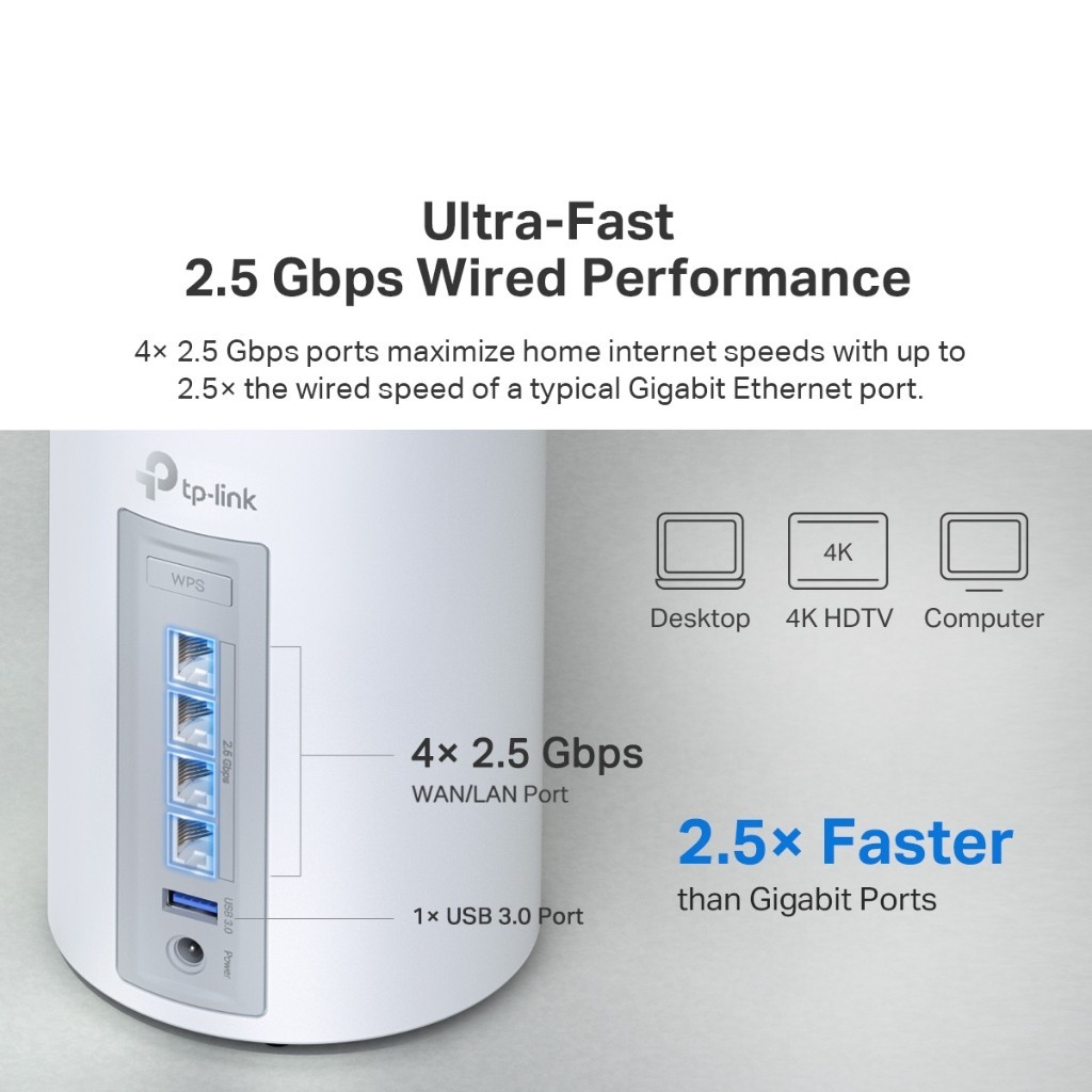 TP-LINK Deco BE25 / Deco BE550 / Deco BE65 BE11000 WHOLE HOME MESH WIFI ...