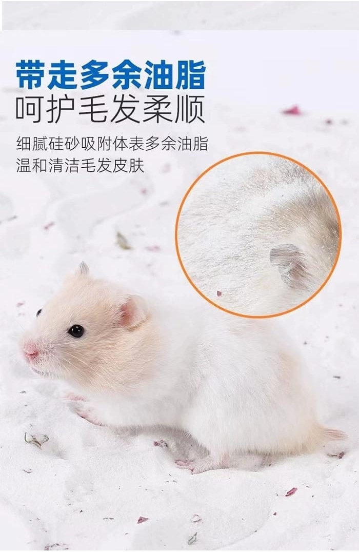 Hamster Bath Sand 1kg Cleaning Bath Sand/Pasir Mandi Hamster Lemond ...