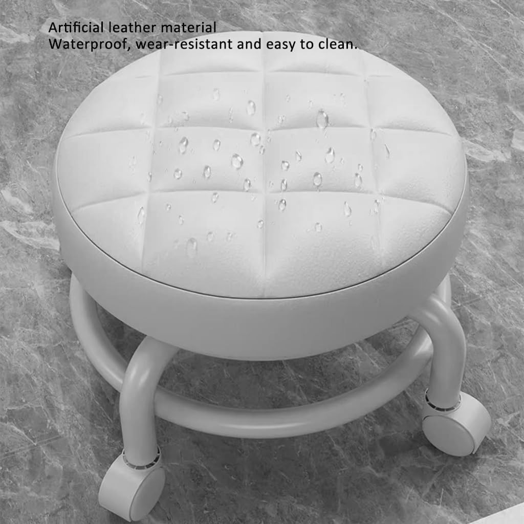 TDLV 360 Rotating Low Roller Seat Stool Pulley Wheels Stool Adjustable ...
