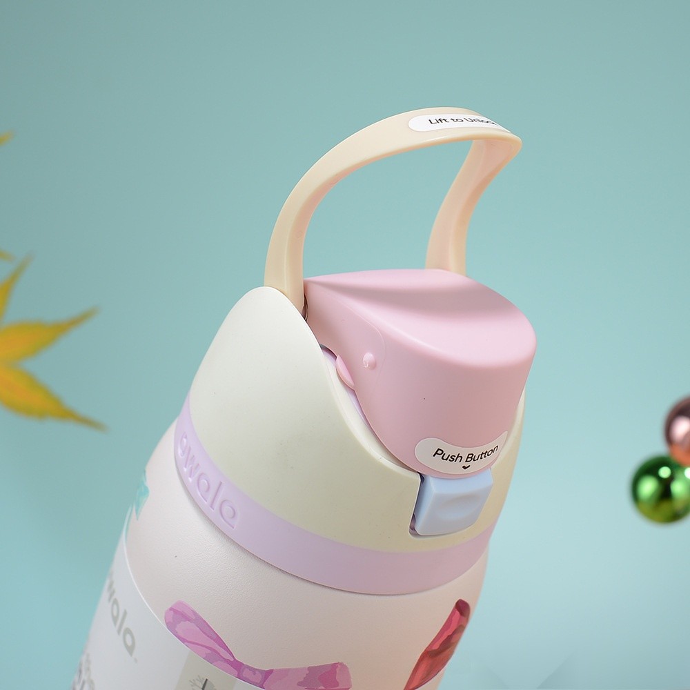 New KT Cat Owala Insulated Water Bottle 32oz Portable thermos Outdoor ...