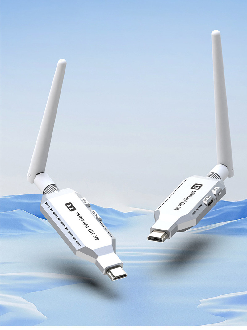 50m 150m 4K Wireless Video Transmitter Receiver HDMI Extender 1x2 1 To ...