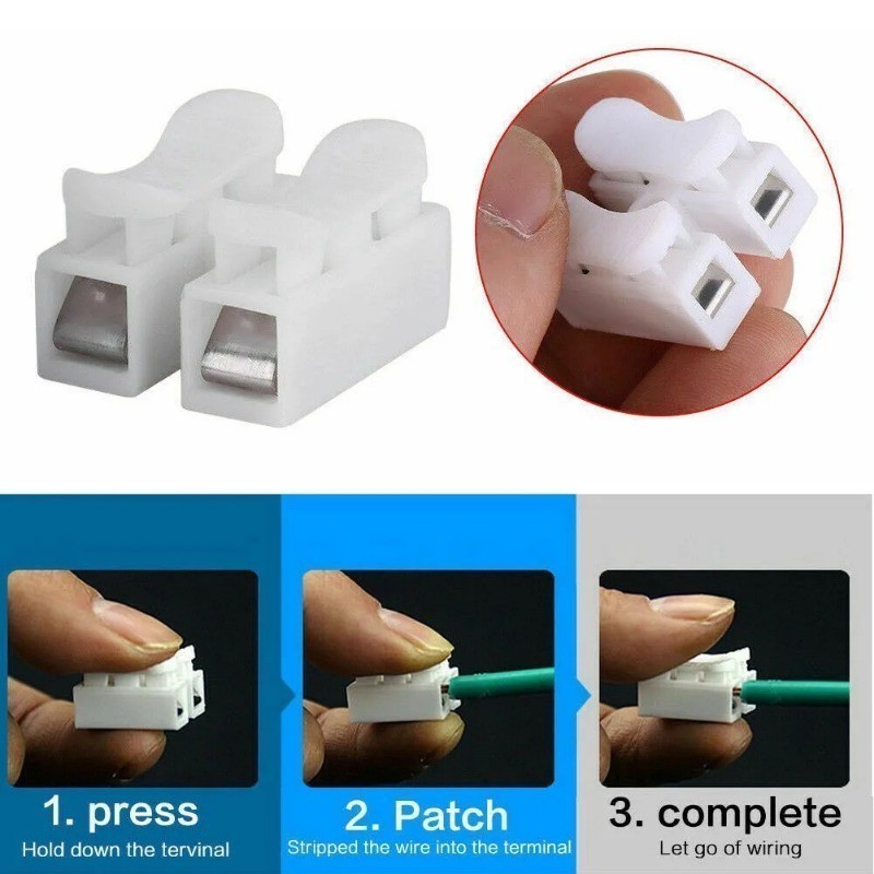 Pins Electrical Cable Connectors - 20pcs Quick Connecting Terminal ...