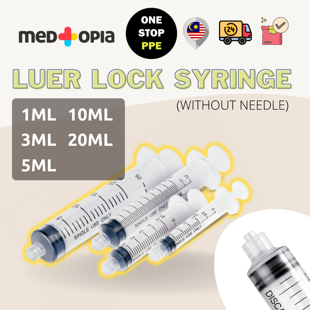 Disposable Syringe Picagari Luer Lock 1ml/1cc | 3ml/3cc | 5ml/5cc ...