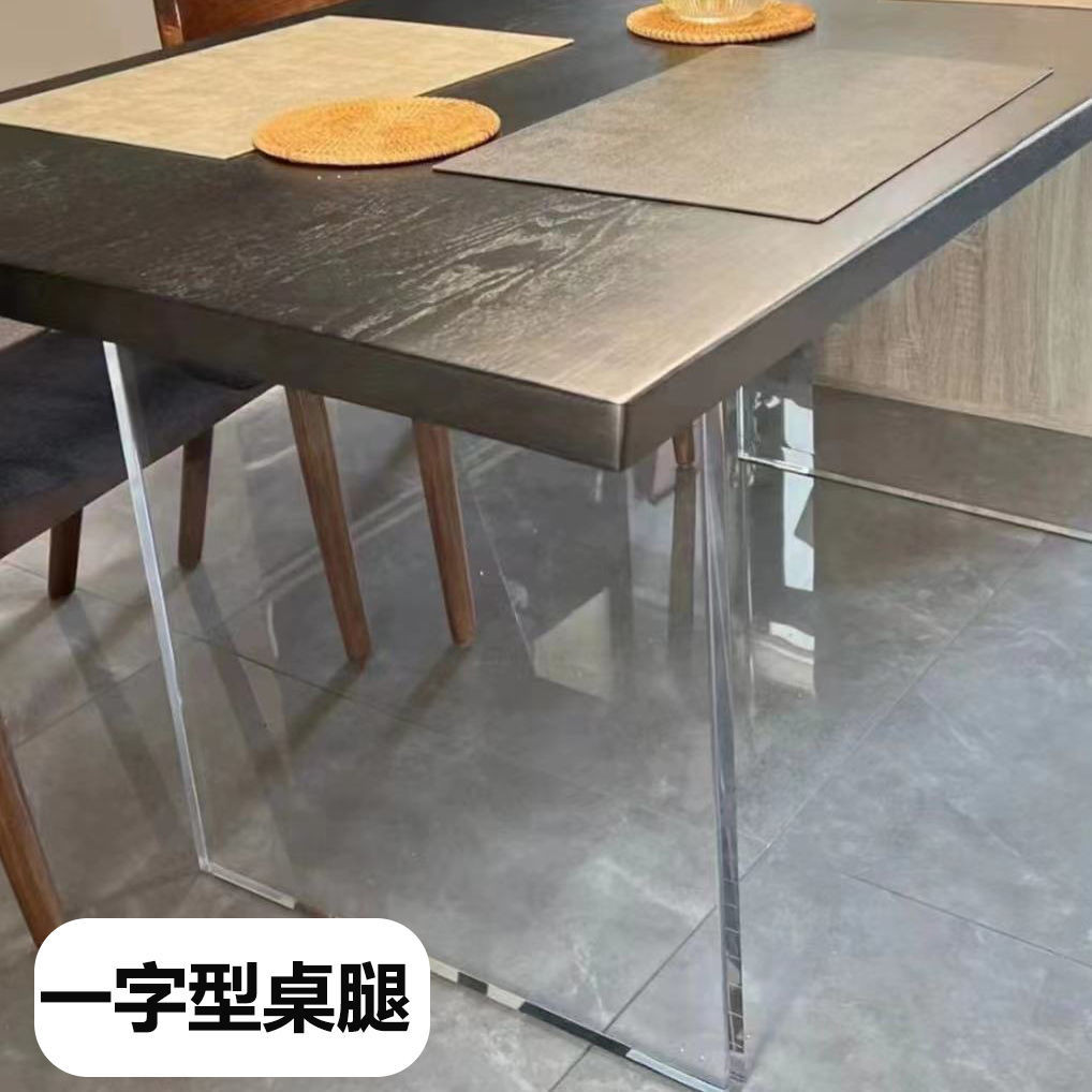 Acrylic Table Leg Kitchen Island Table Leg Stone Plate Desktop ...