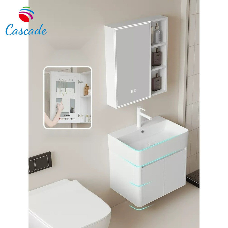 Modern Bathroom Cabinet Combination Ceramic Vanity Cabinet Simple ...