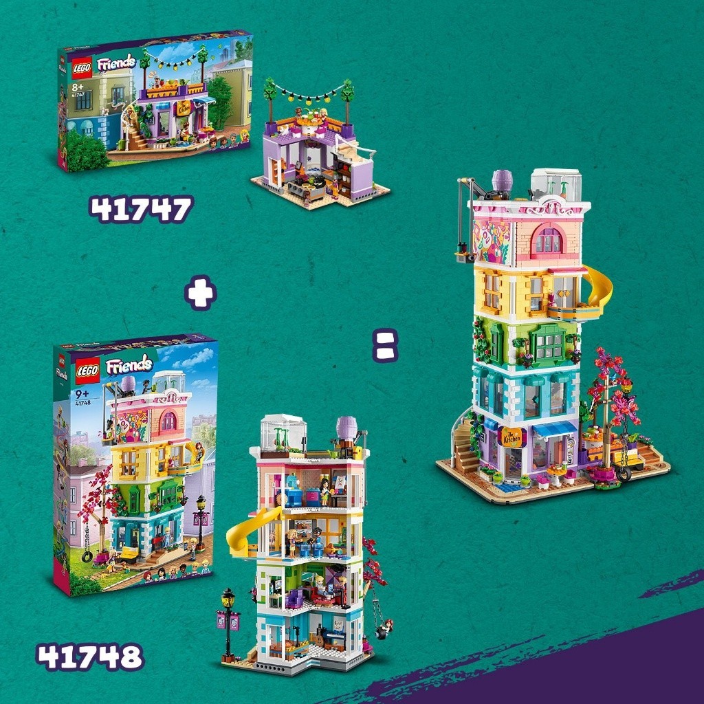 LEGO Friends 41748 Heartlake City Community Center Building Set Toys ...