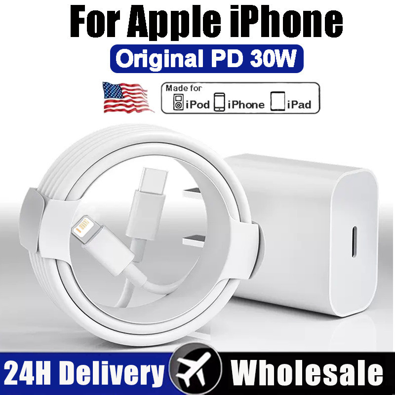 Original PD 30W Charger for Apple iPhone 14 13 12 11 Pro Max X XS XR 8 ...
