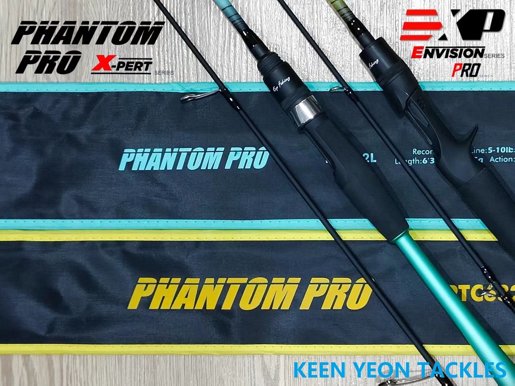 EXP PHANTOM PRO FISHING ROD (SPINNING/ BAITCASTING) | Shopee Singapore