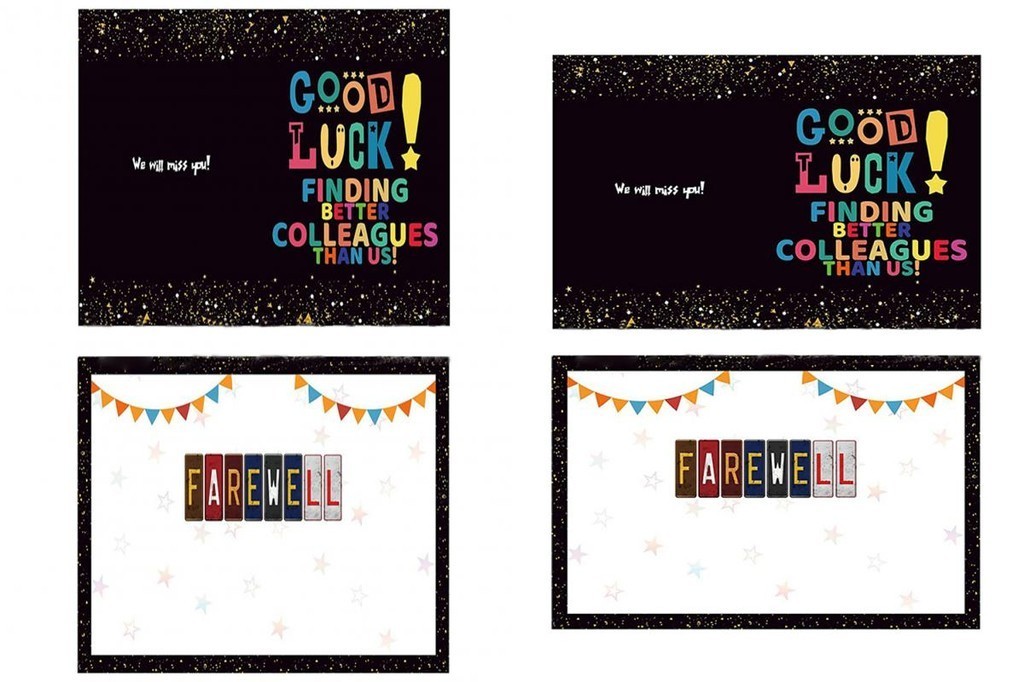 [ICE] Thick Farewell Card Farewell Party Card Foldable Farewell Card ...