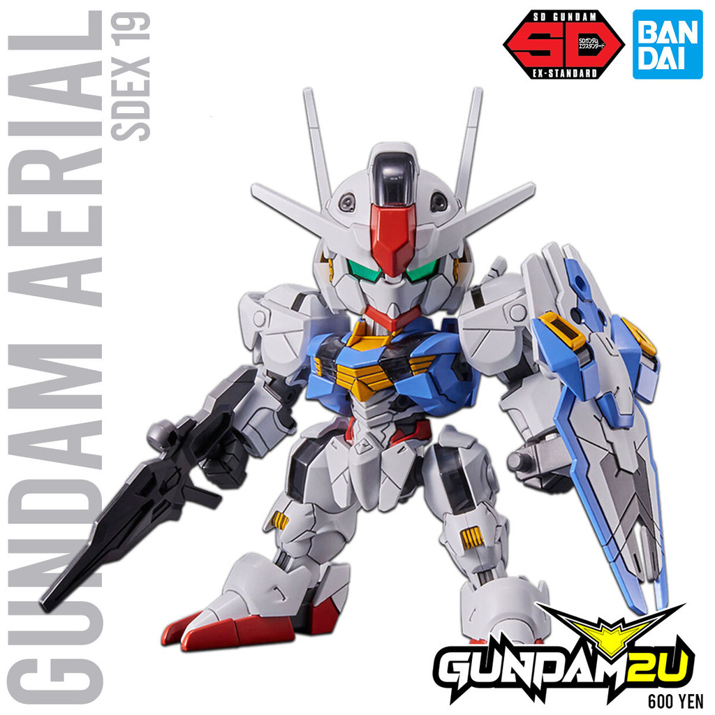 BANDAI SDEX 19 Gundam Aerial - SD Gundam EX-Standard STD Witch From ...