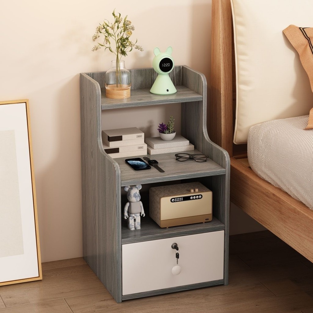 Bedside Table, Bedroom, Household Minimalist, Modern, Simple Storage ...