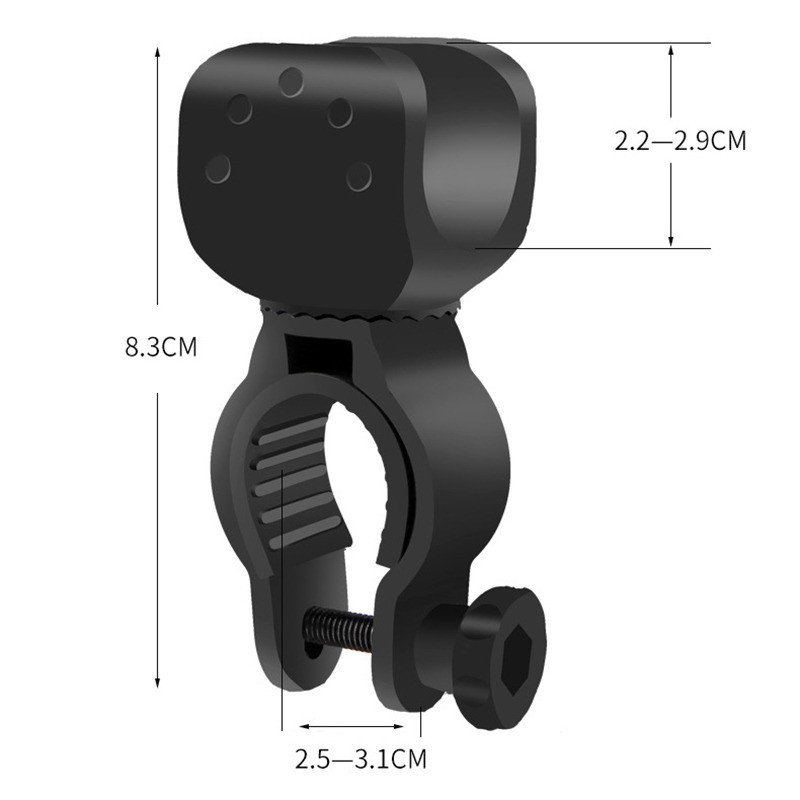 Bicycle Flashlight Bracket Clip - Bike Fixed Lamp Holder - Mountain ...