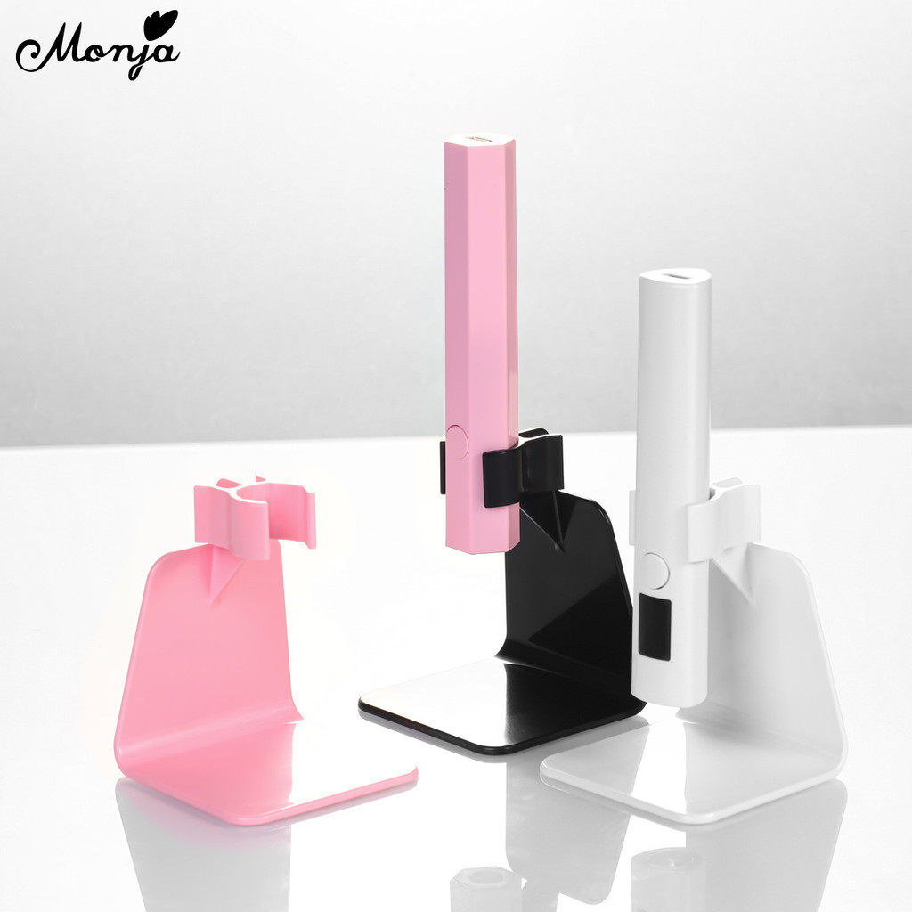 Monja Handheld UV LED Lamp Stand Nail Art Light Lamp Holder Mini Nail ...