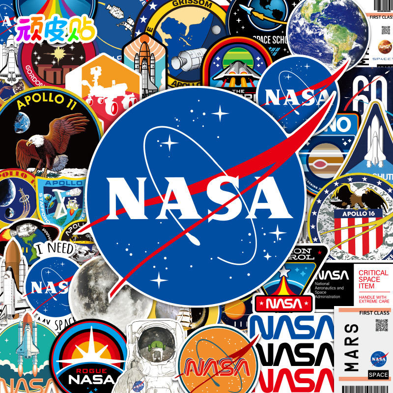 2025 ! 48 Stickers NASA NASA Universe Space Stickers Unique Notebook ...