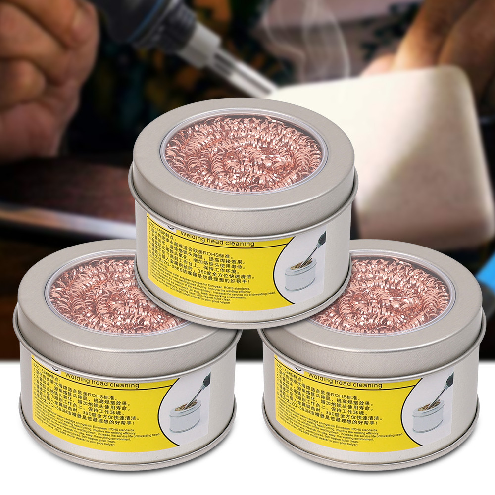 Electric Iron Tip Cleaner Desoldering Soldering Iron Mesh Filter ...