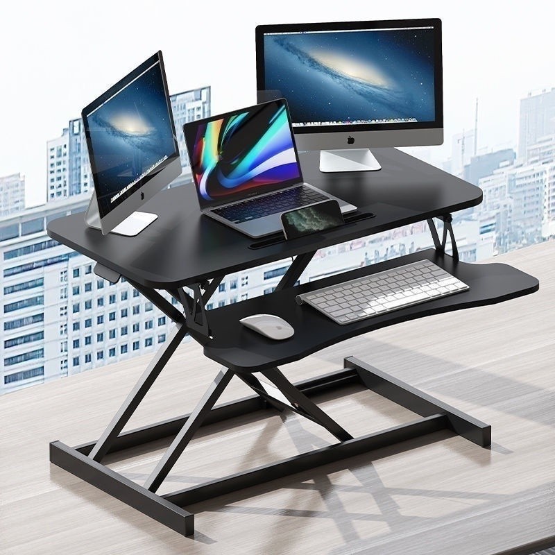 Standing Desk Computer Stand Height Adjustable With Keyboard Tray ...
