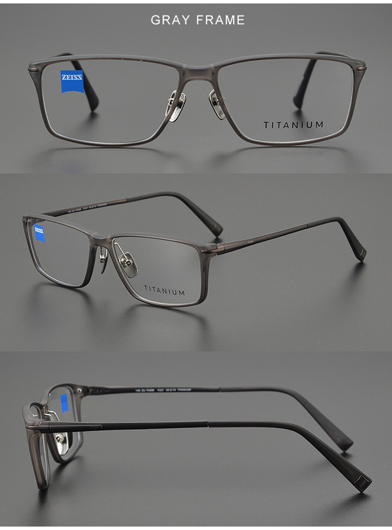 Carl ZEISS ZS75008 Spectacle Frame Pure Titanium Leg Super Light ...