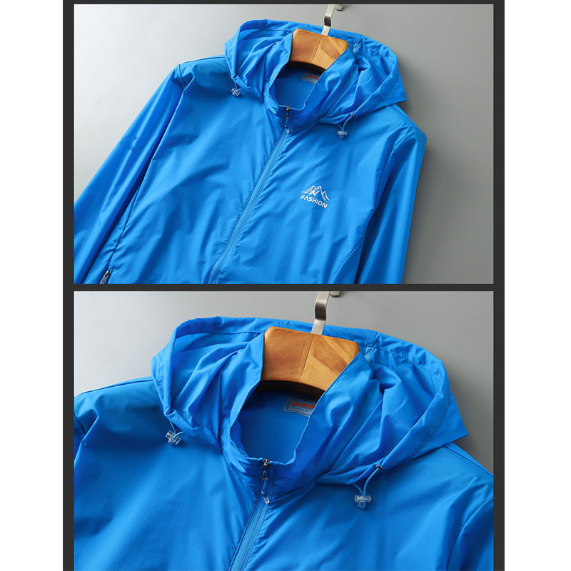 Men UV Jacket Quick-drying Sun Protection Jacket Lightweight Jackets ...