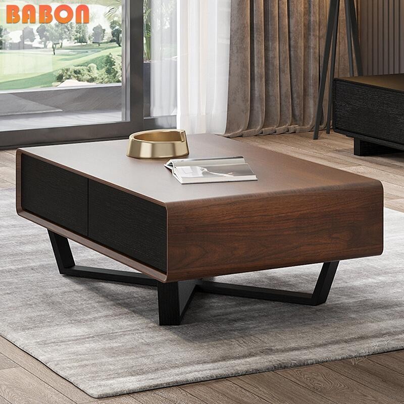 Solid Wood Coffee Table Light Luxury Tea Table Simplicity Table Modern ...