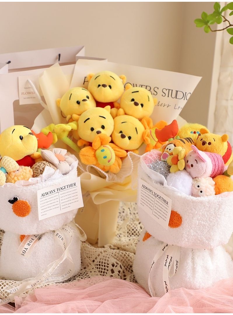 Winnie The Pooh Doll Bouquet Poof Poof Tigger Cartoon Doll Doll ...
