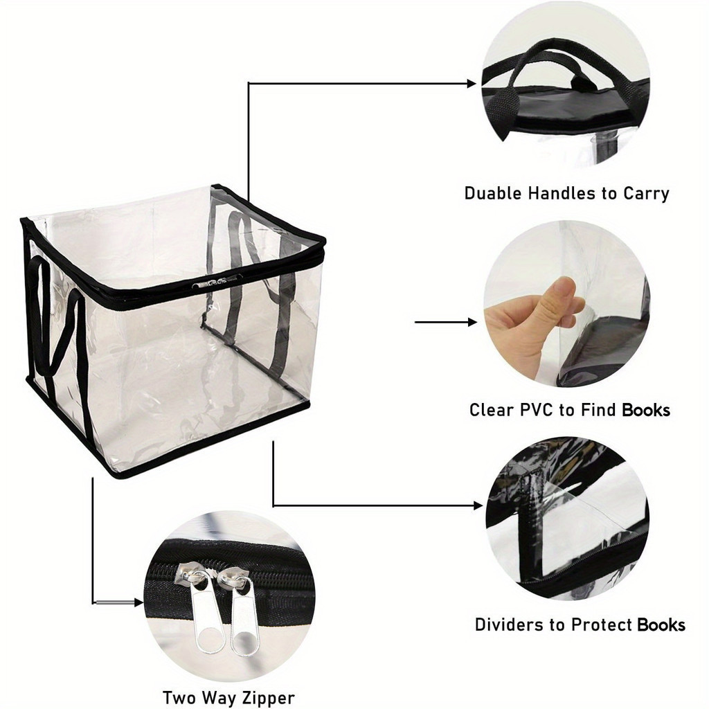 1pc Storage Box, Foldable Book Box, Student Classroom for Books and ...