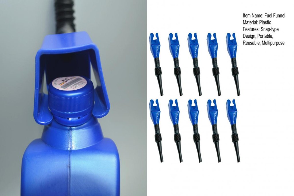 KDDT- Fuel Funnel with Flexible Hose Hands-free Refueling Funnel ...