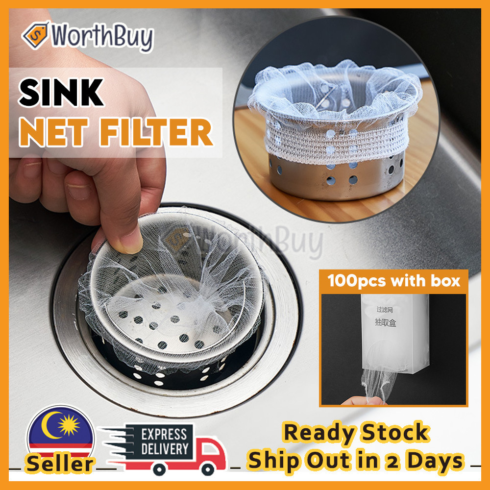Worthbuy Sink Colander Bathroom Mesh Filter Strainer Drain Filter ...