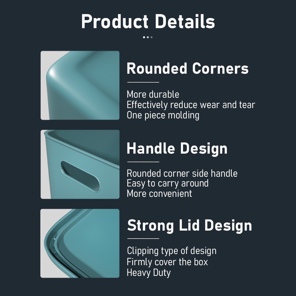 🇸🇬Koala Home🔥Stackable Storage Box with lid/Large Storage Boxes/Cabinet ...