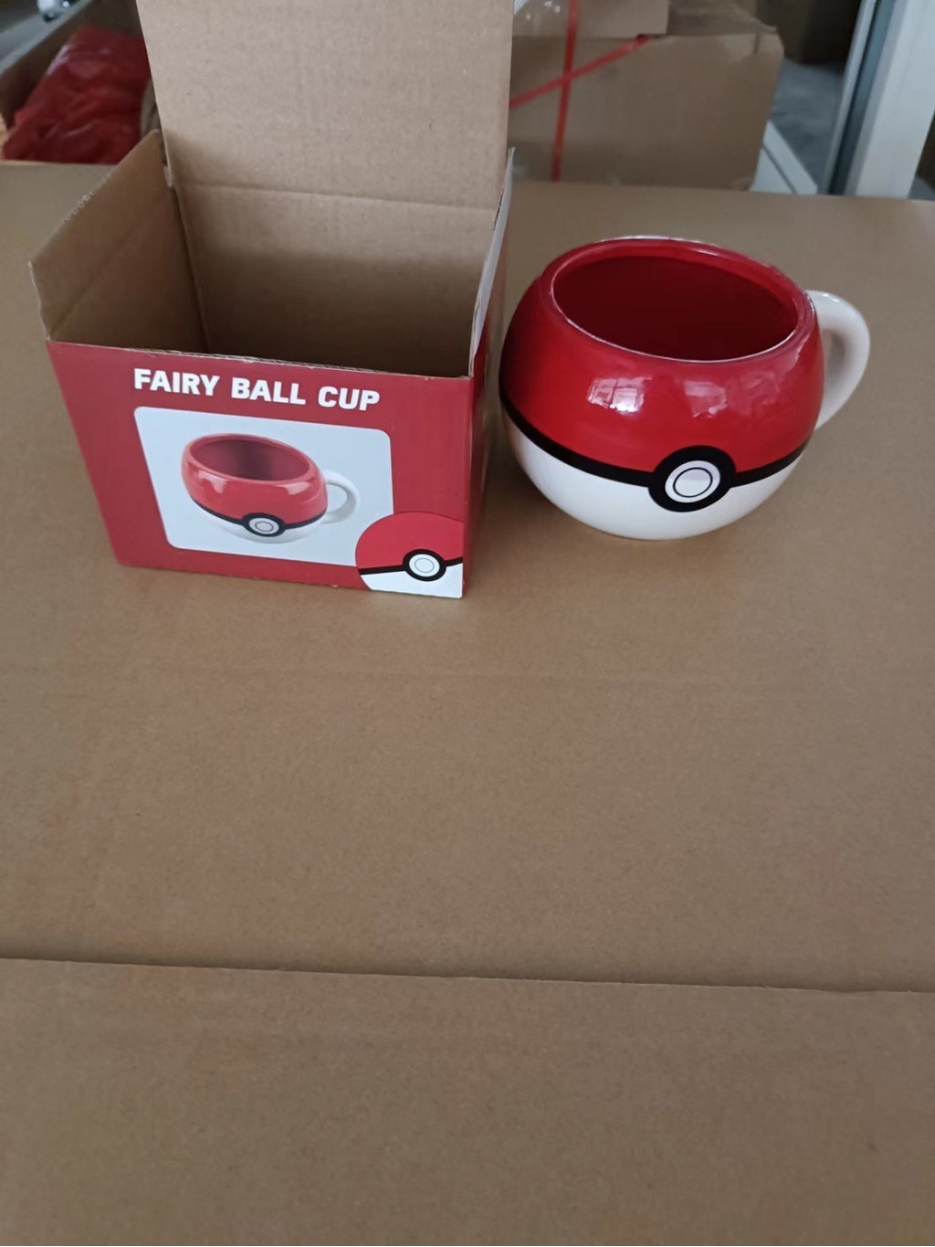 Pokémon Poké Ball Shaped Ceramic Cup/Pokémon Mug/Pokémon Coffee Cup ...
