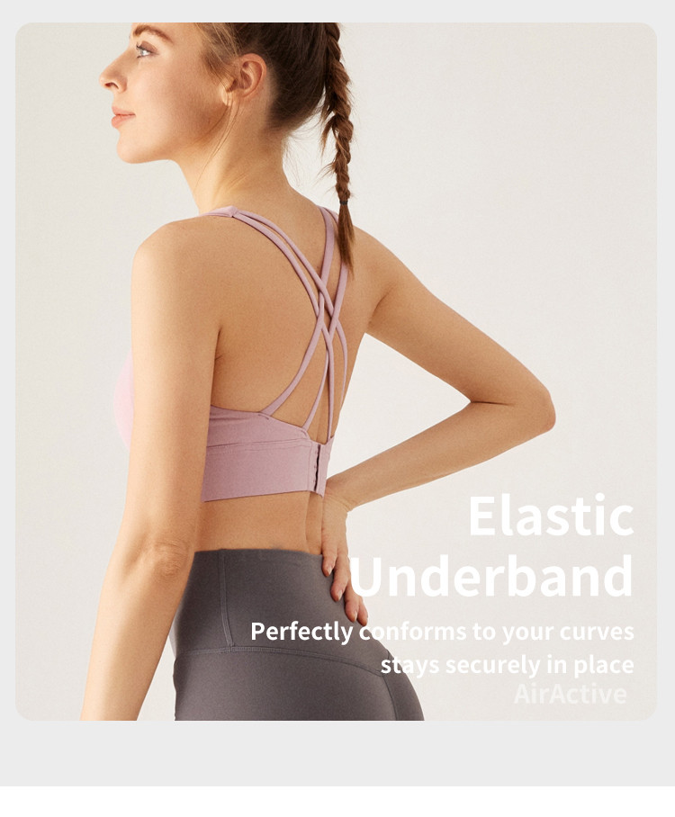 AirActive EssenceFlow Bra [With Removable Pads] Barely-There Fabric Seamless Clasp Design ...