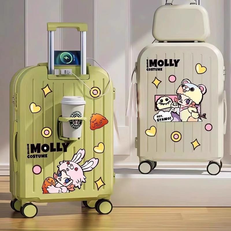 2025-new * Popmart Luggage Sticker Female Waterproof Non-Glue High-End ...