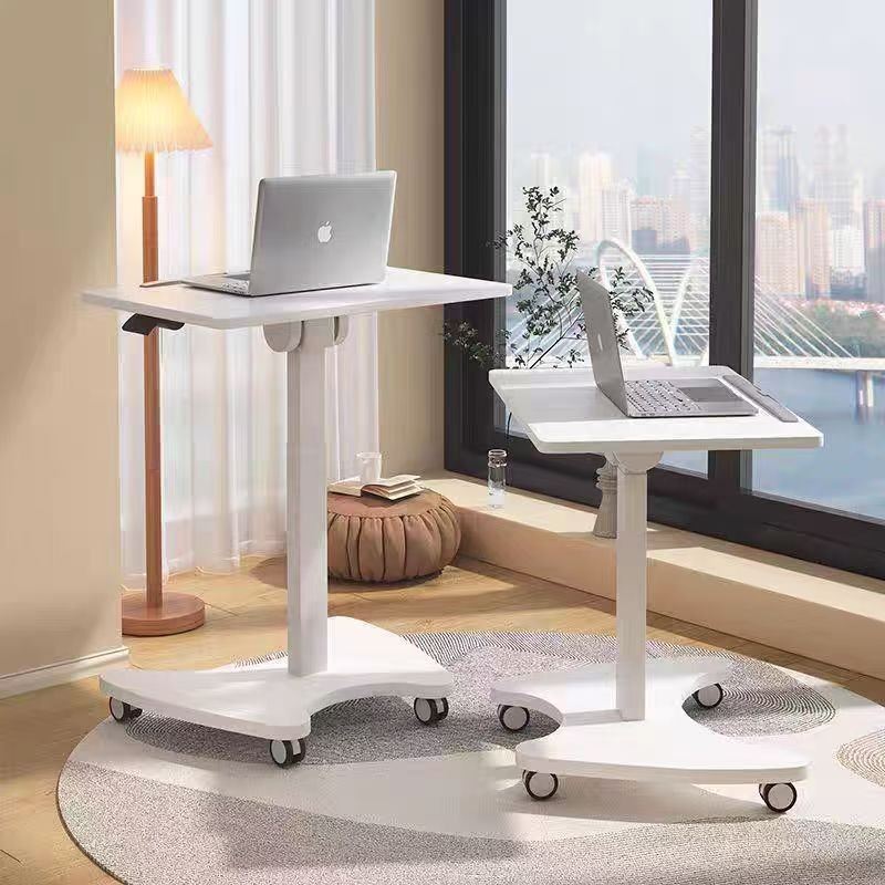 Elevating Desk Movable Computer Desk Minimalist Modern Desk Standing ...