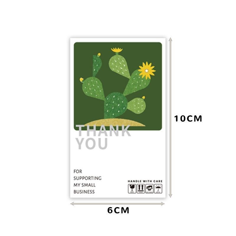 Label Sticker Thank You Packaging Parcel Seal Sticker Fragile Handle ...