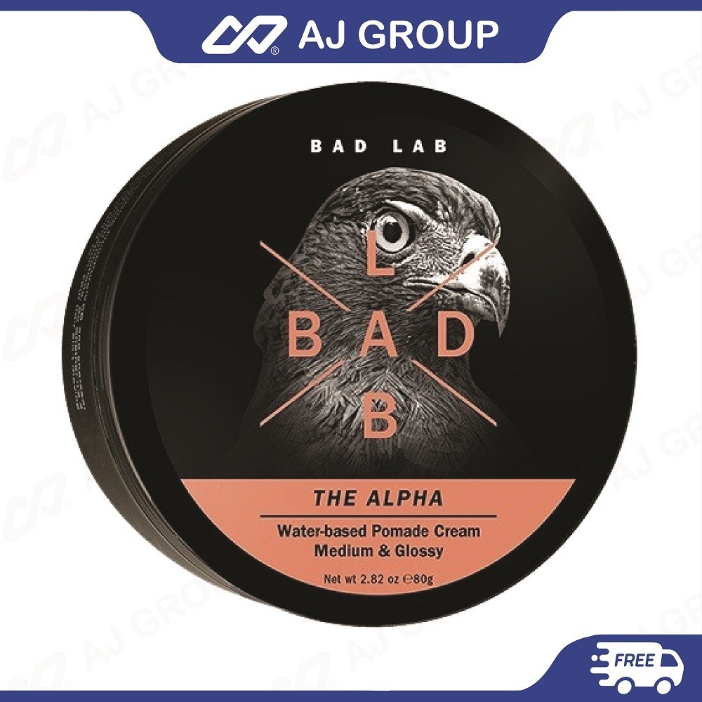 Bad Lab The Alpha Water-based Pomade Cream Medium & Glossy (40g/80g ...